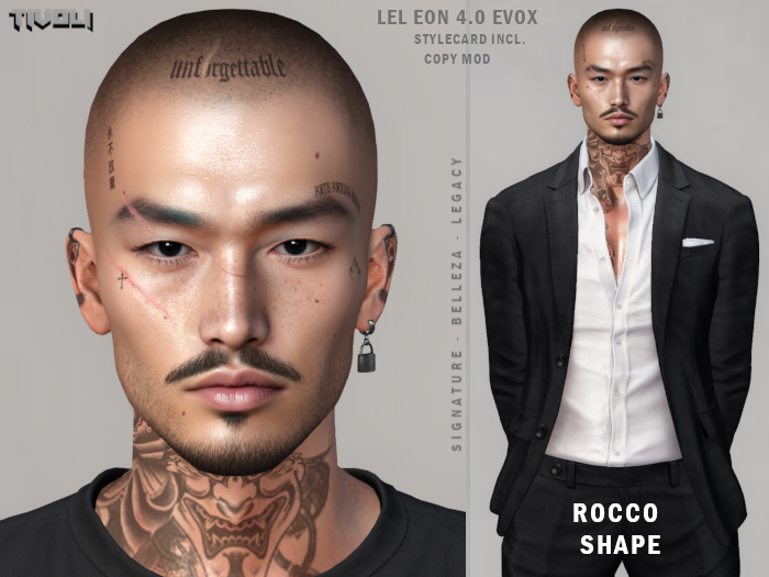 Second Life Marketplace - -Tivoli inc - Lelutka EON SHAPE LELUTKA EON HEAD 4.0 EVOX